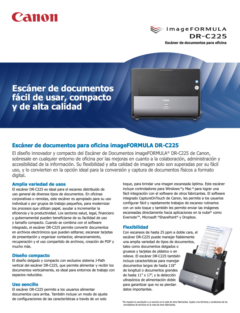 Canon DRC-225 II - Optimark